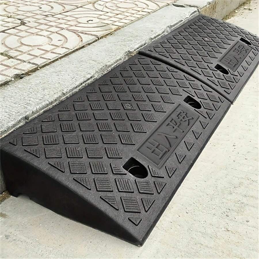 1PC/2PCS Heavy-Duty 19.7x10.6x5 Inch Portable Car Ramp With Bolt Hole ...
