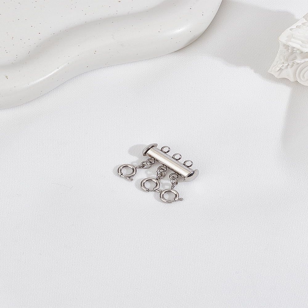 1PC 304 Stainless Steel Slide Lock Clasps Peyote Clasps with Spring ...