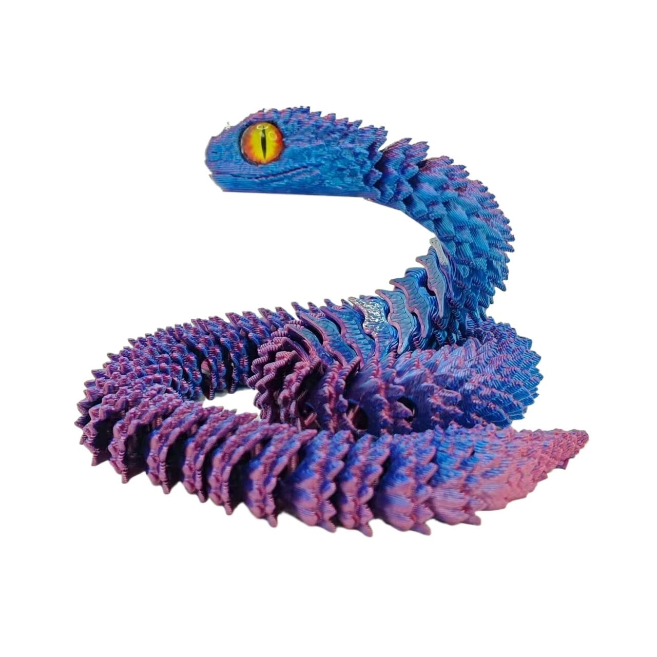 1PC 30CM3D printed snake European-style handicraft ornaments, popular ...