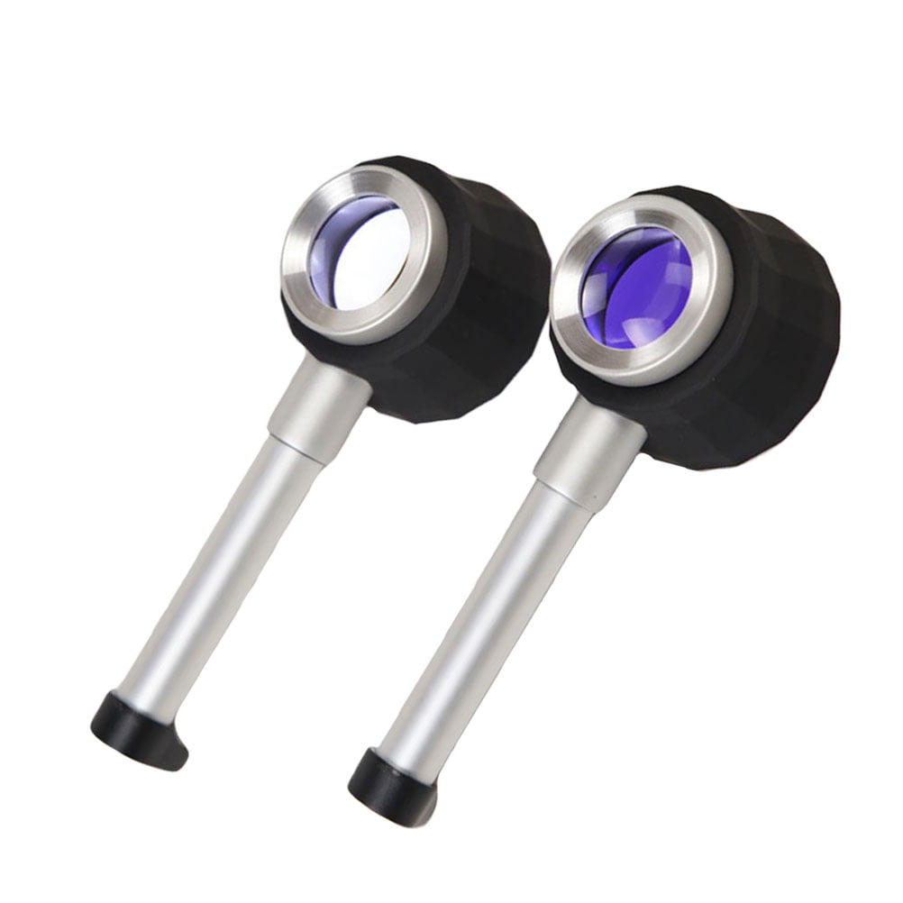 1PC 30X Handheld Magnifying Glass with LED and Scale Portable Magnifier ...