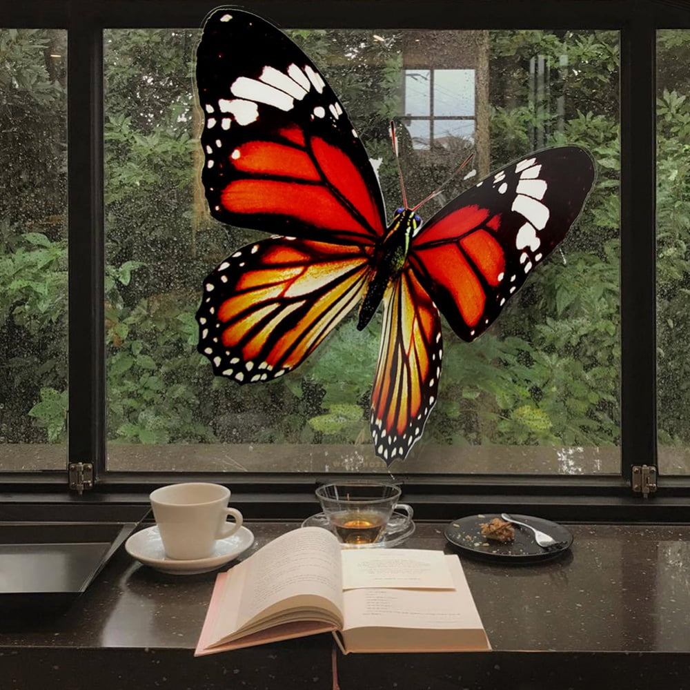 1PC 3D Giant Butterfly Wall Stickers Decor,Large Butterflies Wall ...