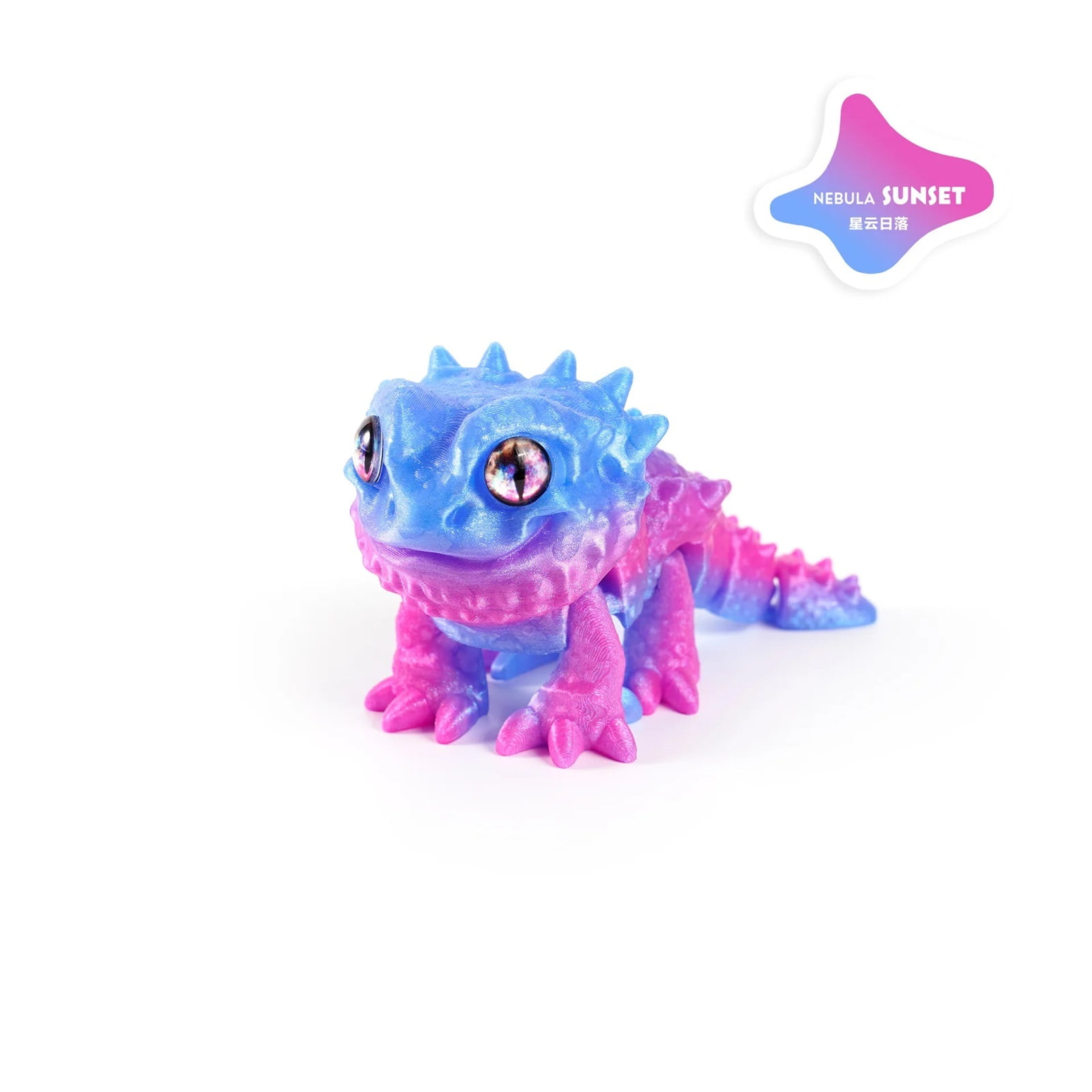 1PC 3D Printed Mane Lion Lizard Movable Joint Fidget Figurine ...