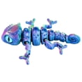 1PC 3D Printing Chameleon Figures Multi-joint Movable Simulation Eyes ...