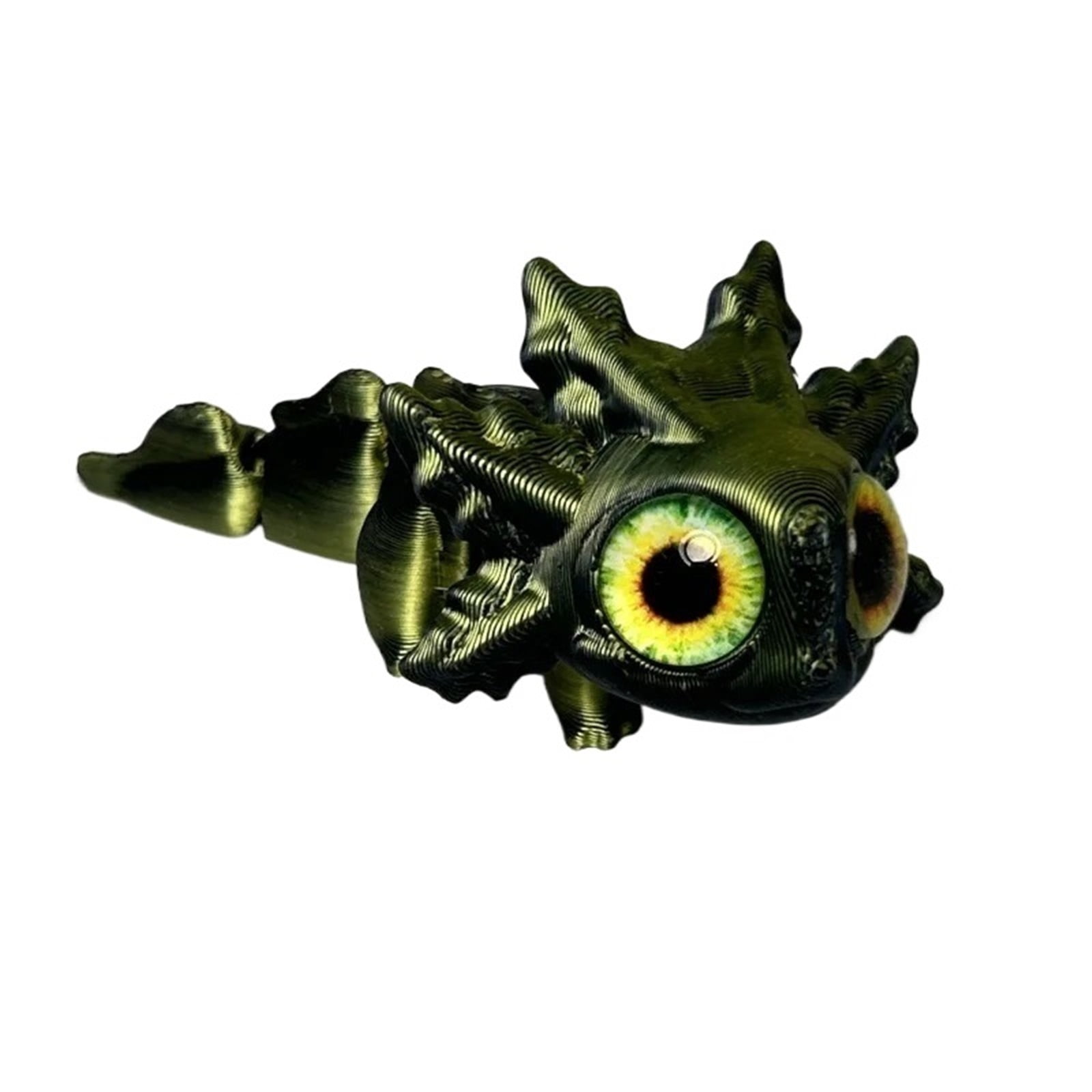1PC 3D Printing Salamander Figures Multi-joint Movable Simulation Eyes ...