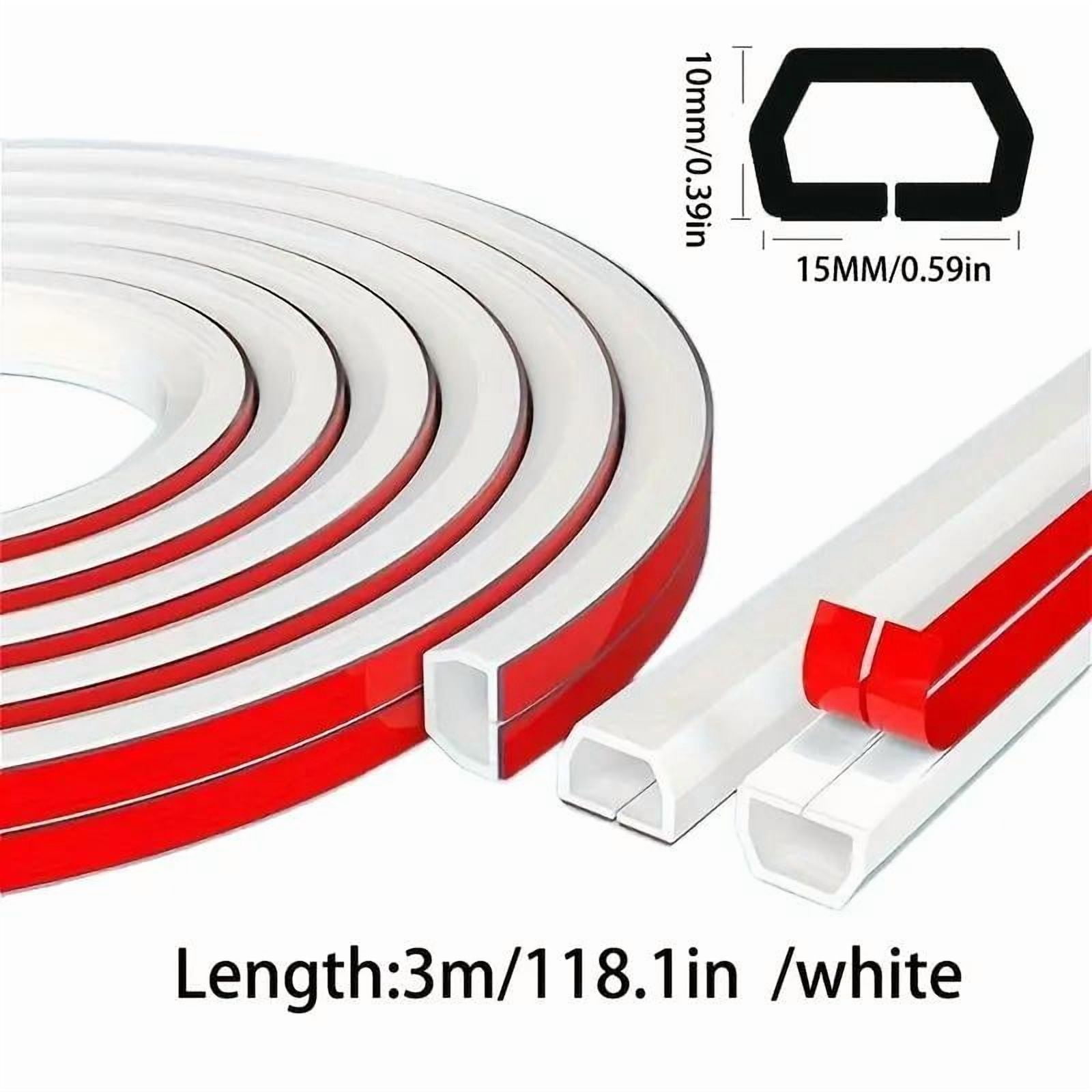 1PC 3M Arc Anti-extrusion Floor Cord Cover Self-Adhesive Power ...