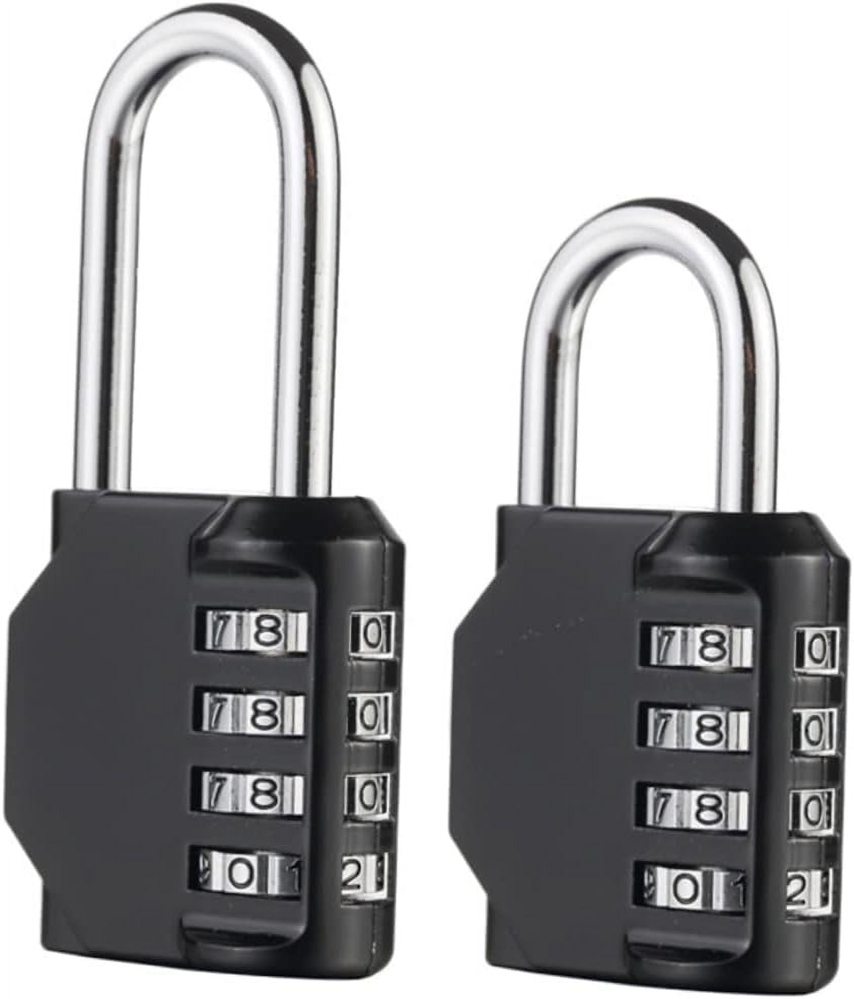 1PC 4 Lock Password Padlock 4 Numbers Outdoor Lock gate Padlock ...