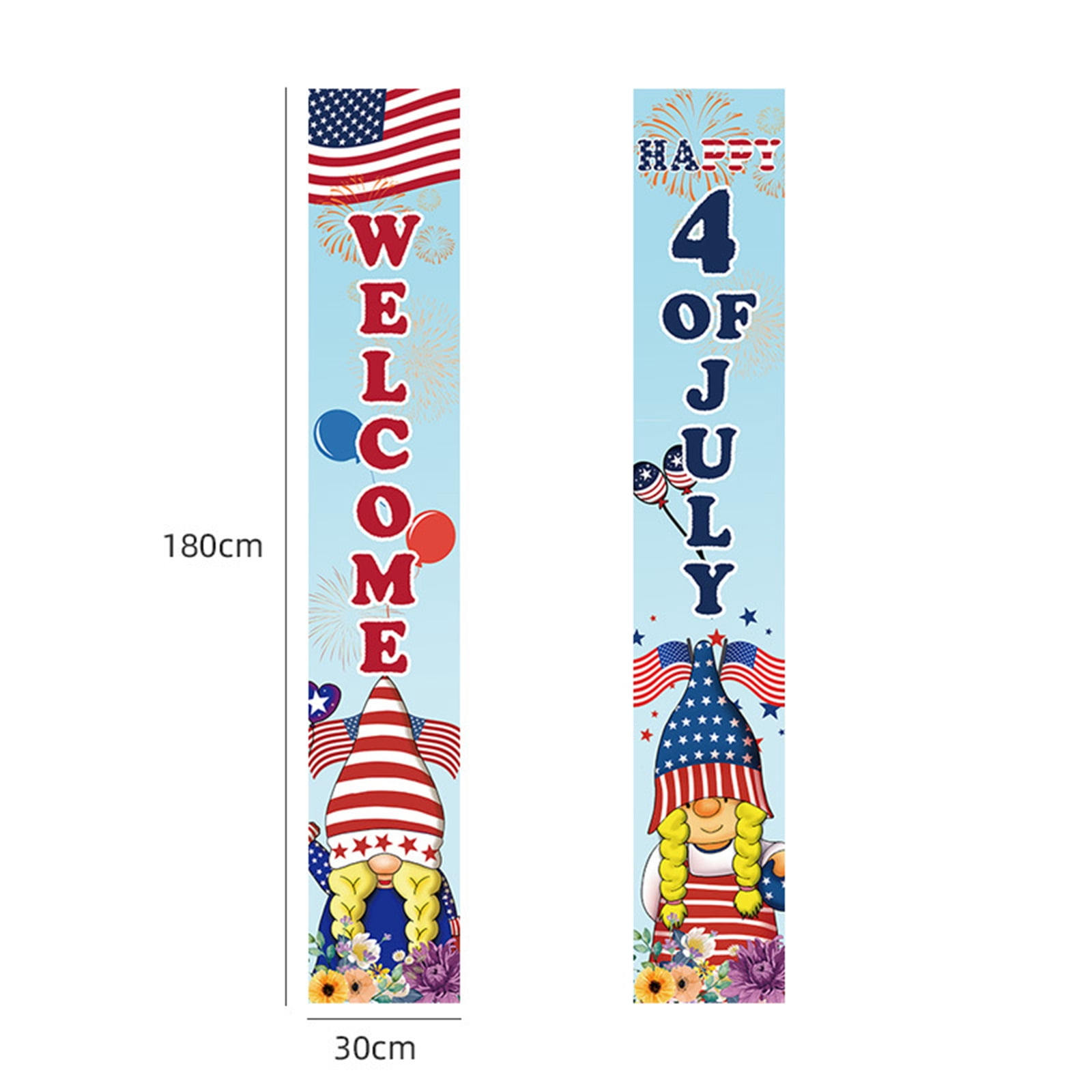 1PC 4th Fourth of July Decorations, Patriotic Banner for 250th ...