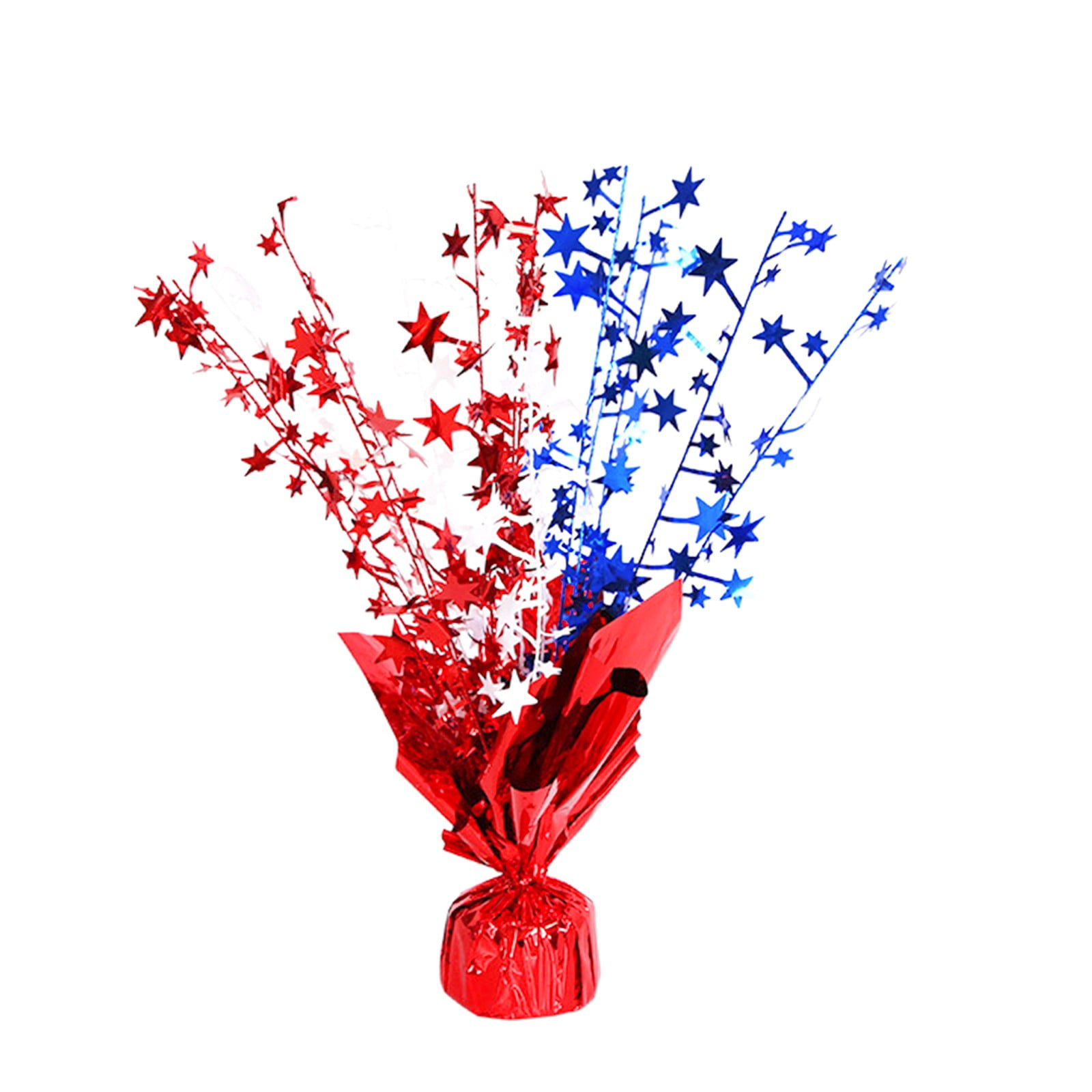1PC 4th of July Starburst Table Decor - Patriotic Red/White/Blue ...