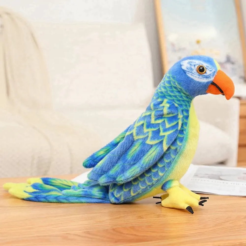 1PC 50CM/70CM Funny Lifelike Parrot Plush Toys Soft Cute Wild Animals ...