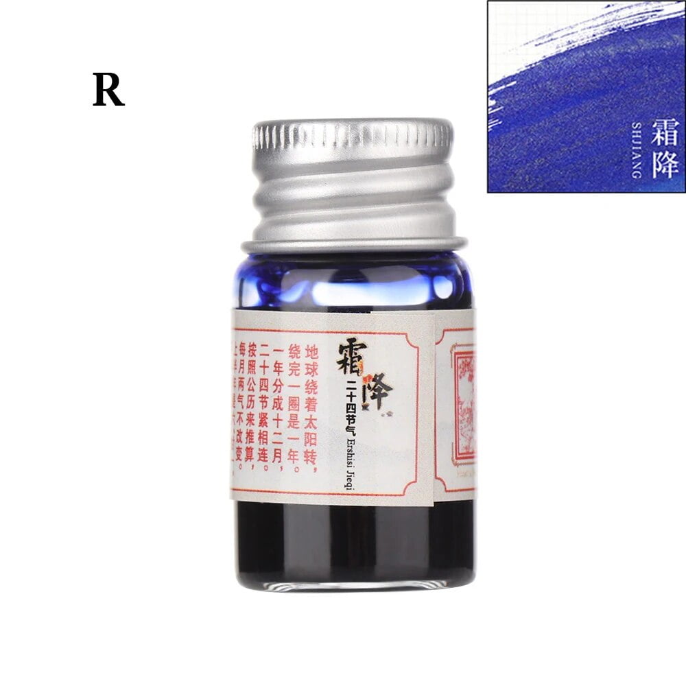 1PC 5ML 24 Color Calligraphy Writing Paint Fountain Pen Ink With ...