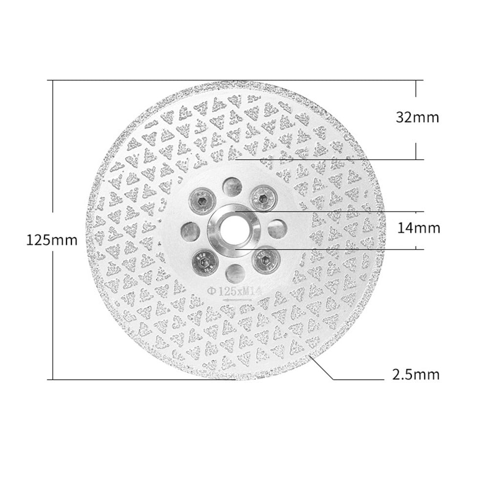 1Pc 80-125Mm M10 M14 Diamond Grinding Wheel Cutting Blade Disc For Tile ...
