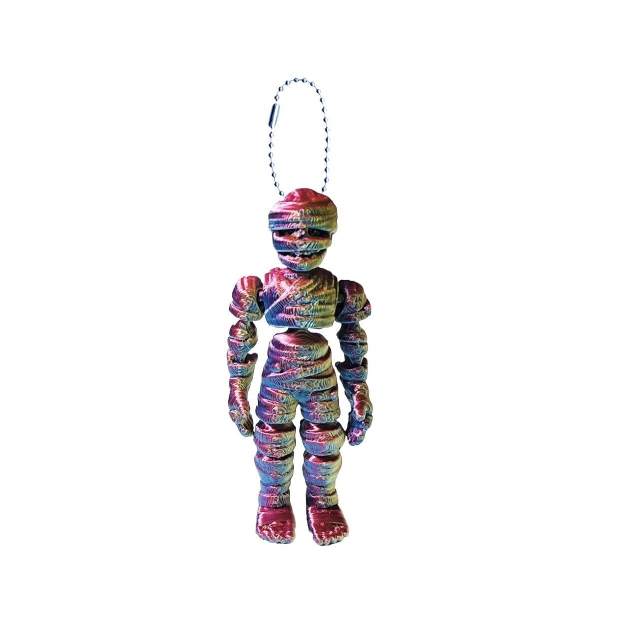 1PC 8CM 3D printed mummy keychains, Pharaoh decorative ornaments, bag ...