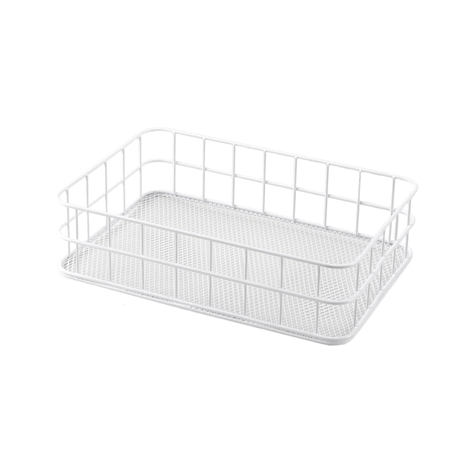 1PC 9.6x6.5x2.5 Inch Iron Grid Metal Baskets for Organizing, Wire ...
