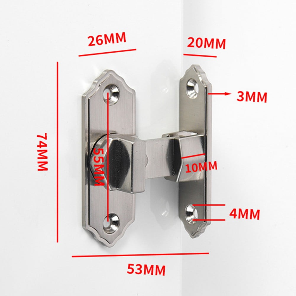 1PC 90 Degree Stainless Door Latch Sliding Screen Door Latch Barn Door ...