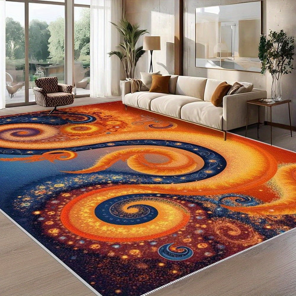 5.3'x7.5' carpet for area rugs outdoor carpet runner boho area rug fun ...