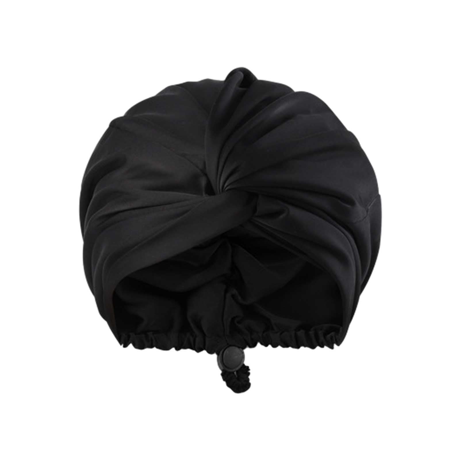 1PC Adjustable Silk Satin Hair Bonnet Sleeping Double Layer Hair Wrap ...