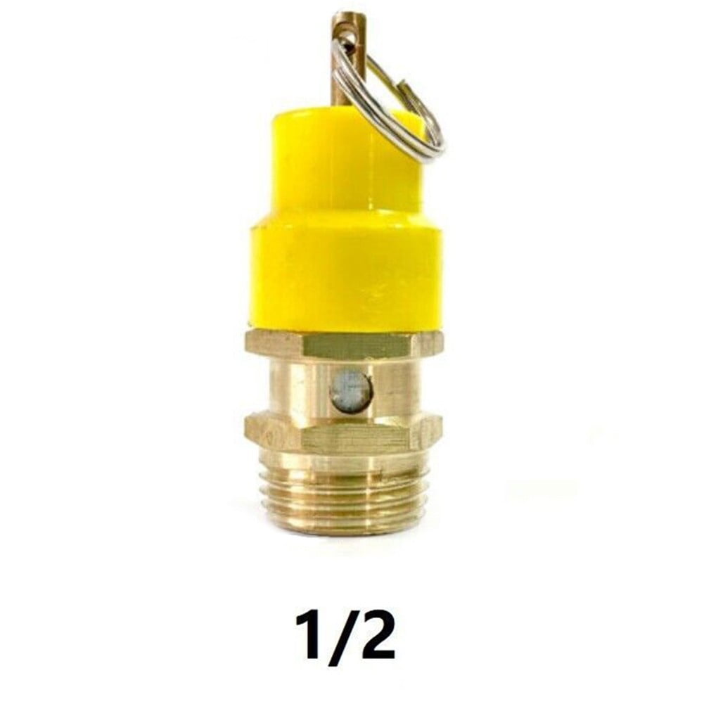 1PC Air Compressor Safety Overpressure Valve G1/8 G1/4 G3/8 G1/2 For ... 1PC Air Compressor Safety Overpressure Valve G1/8 G1/4 G3/8 G1/2 For ...