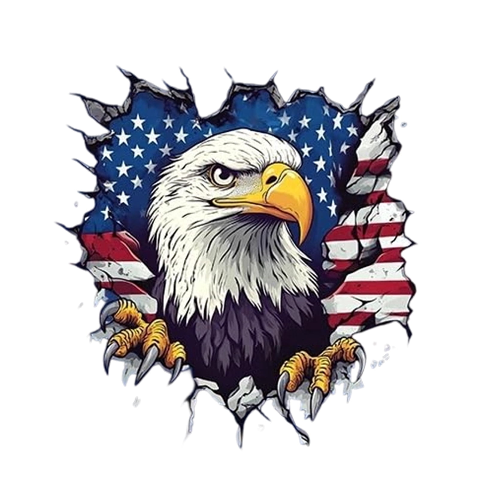 1PC America 250th Anniversary Eagle Stickers, The Independence of USA ...