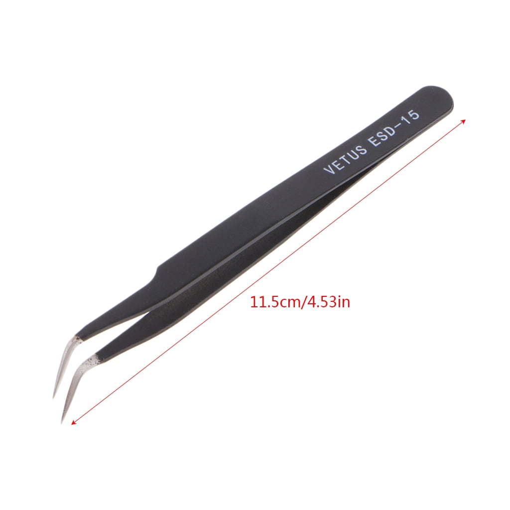 1PC Anti-static Elbow Stainless Steel Tweezers Cake Mold Sugarcraft ...