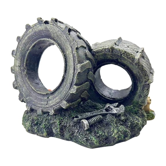 1PC Aquarium Resin Figurine Desktop Dress Up Desktop Decor For Study ...