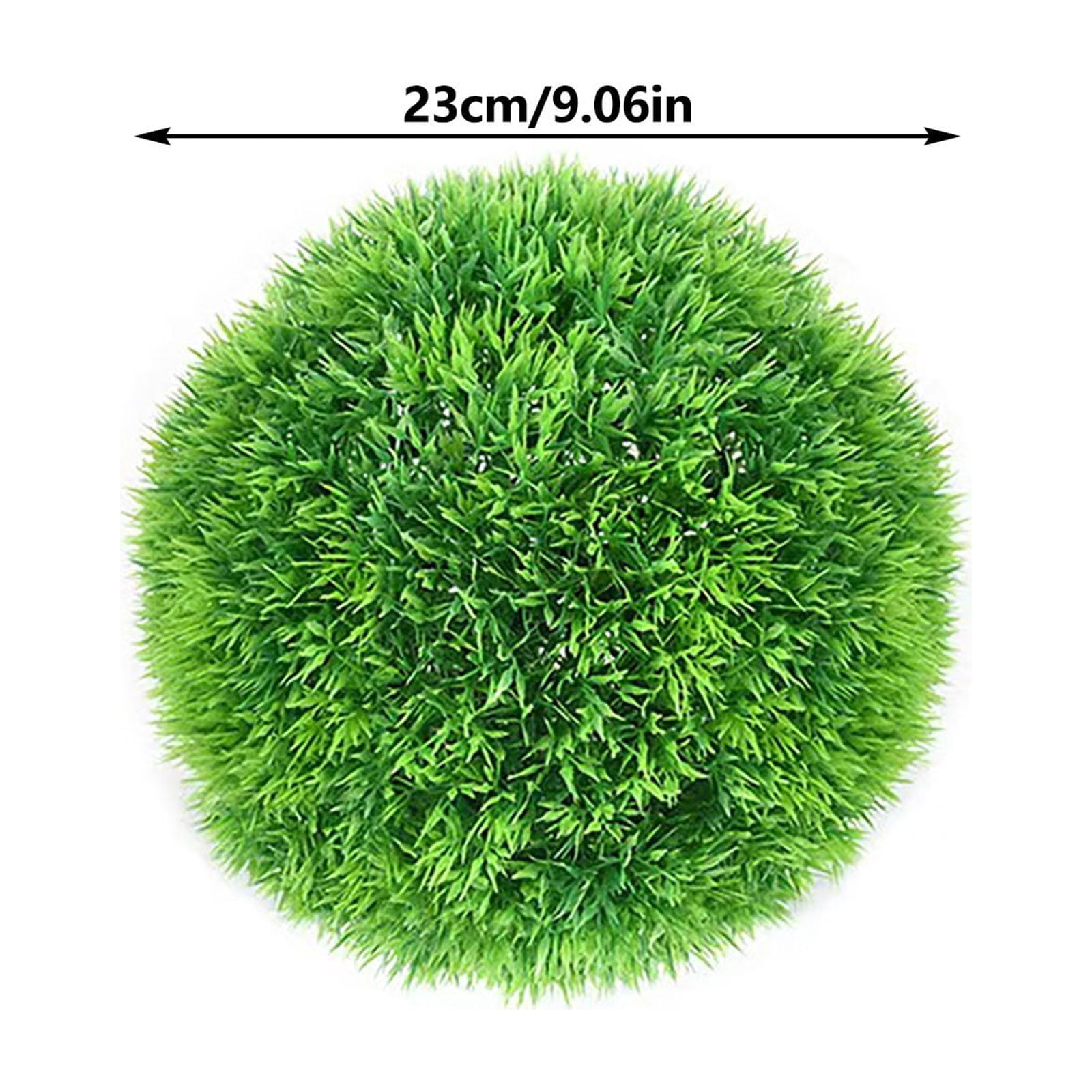 1PC Artificial Green Topiary Ball, Grass Ball for Indoor/Outdoor Decor ...