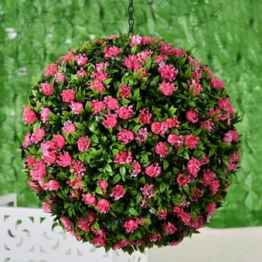 Artificial Plant Topiary Ball Outdoor UV Resistant Faux Boxwood ...