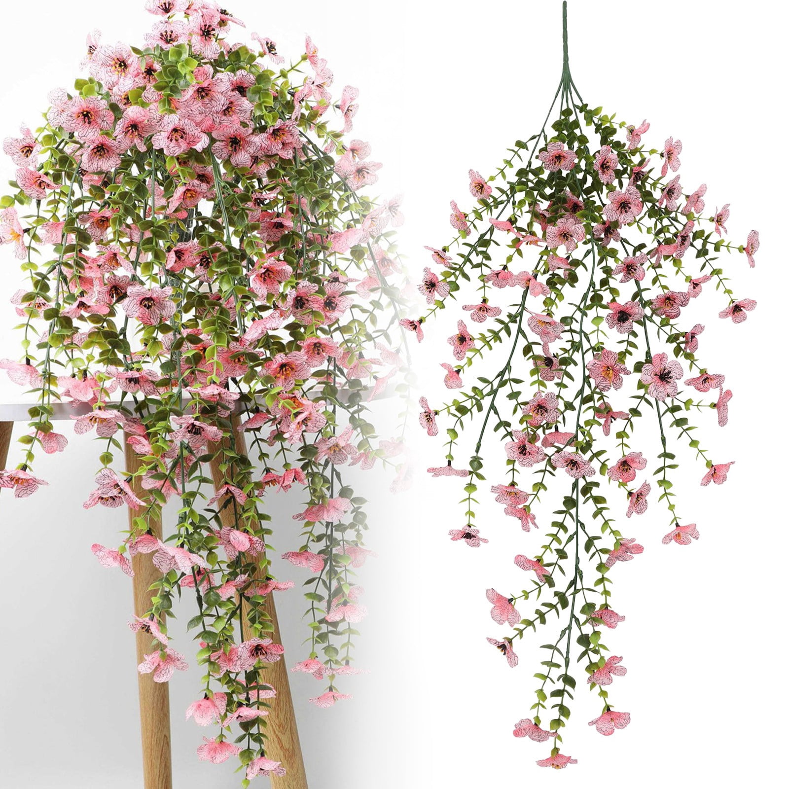 1PC Artificial Violet Flowers,Faux Eucalyptus Violet Bouquet, Realistic ...