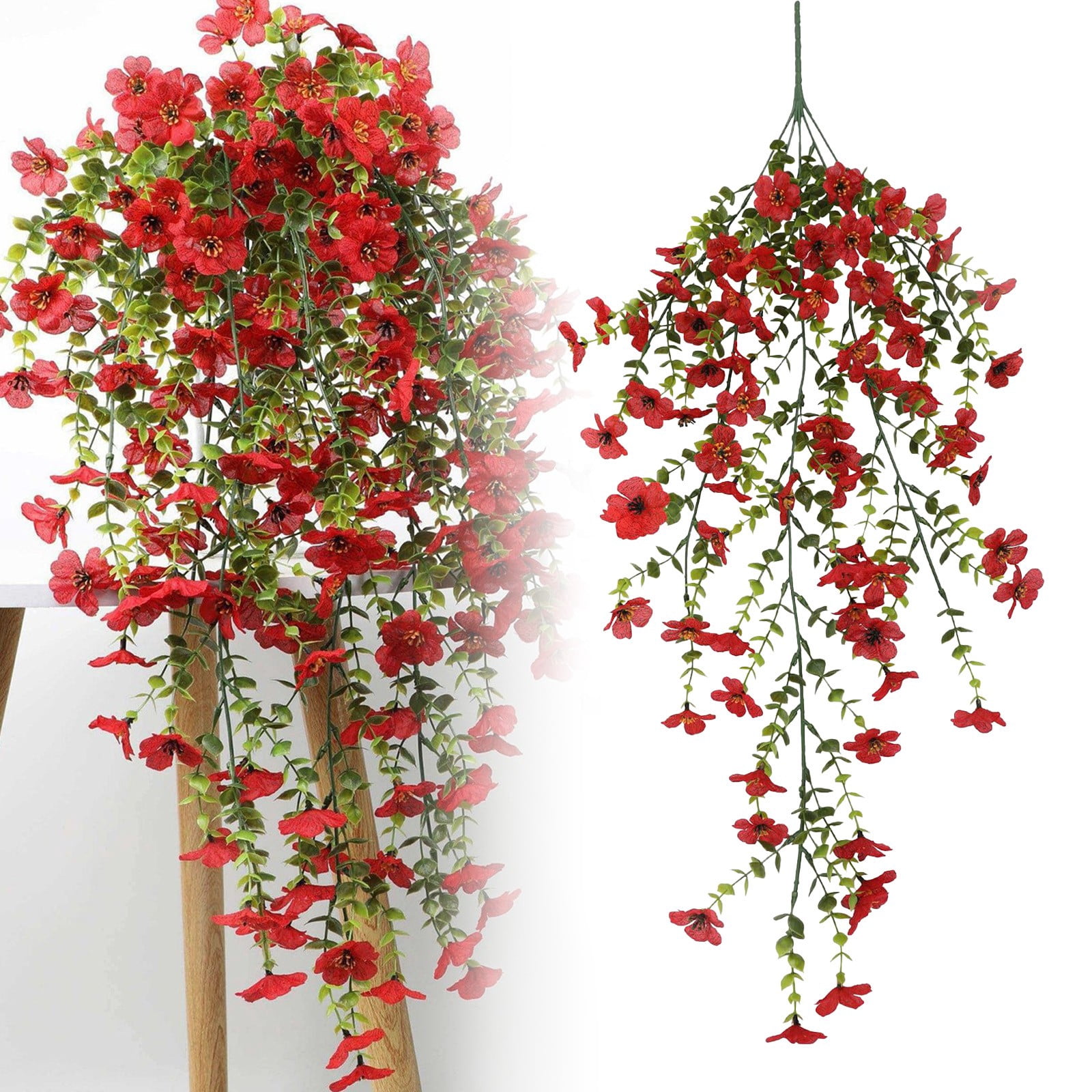 1PC Artificial Violet Flowers,Faux Eucalyptus Violet Bouquet, Realistic ...