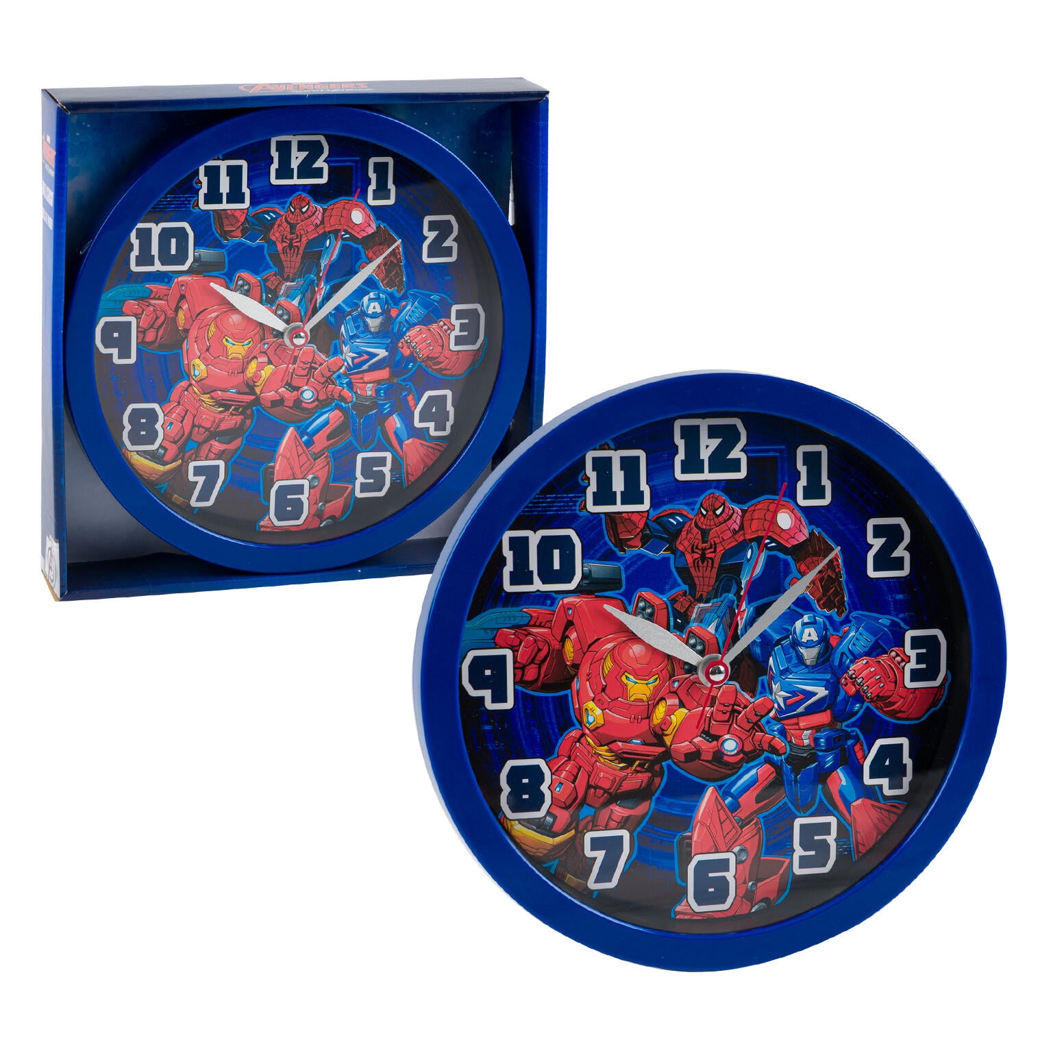 1PC Avengers Wall Clock- 10"-STYLE MAY VARY - Walmart.com