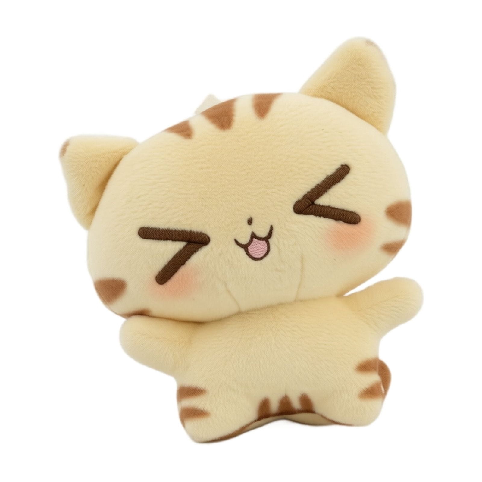 1PC B Minibee Soft Plush Cat Stuffed Animals Keychain Portable Backpack ...