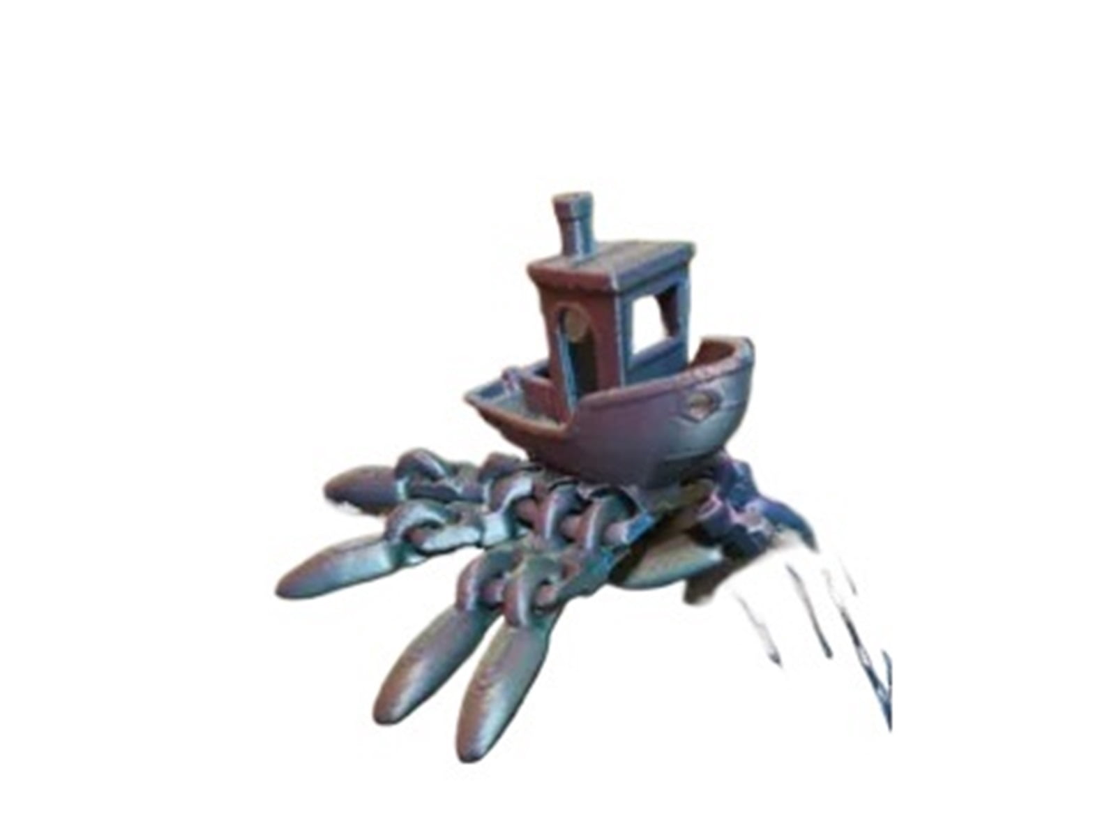 1PC Bambu Benchy Crab Walk Collectible 3D Printed Ornament with Movable ...