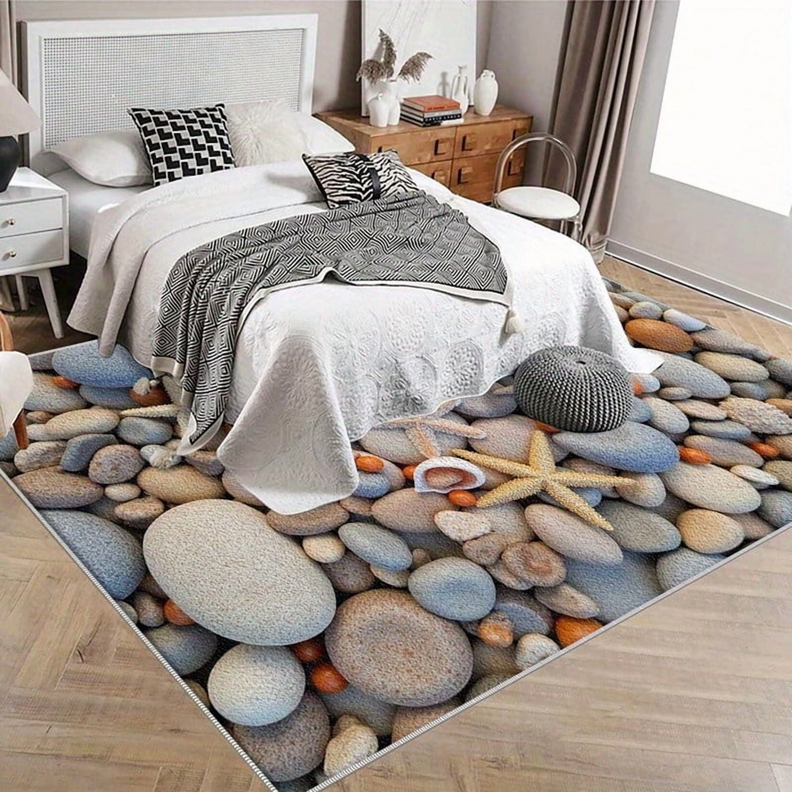 6.5'x10' boho floral rug computer chair rug western rug boho rug runner ...
