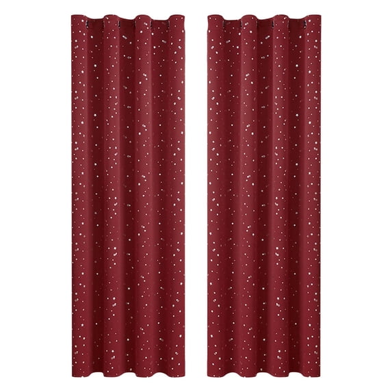 1PC Blackout Curtains for Bedroom, Solid Thermal Insulated Energy ...