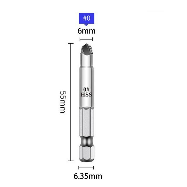 1PC Broken Screw Extractor Remover Set Easy Out Damaged Stripped Drill ...