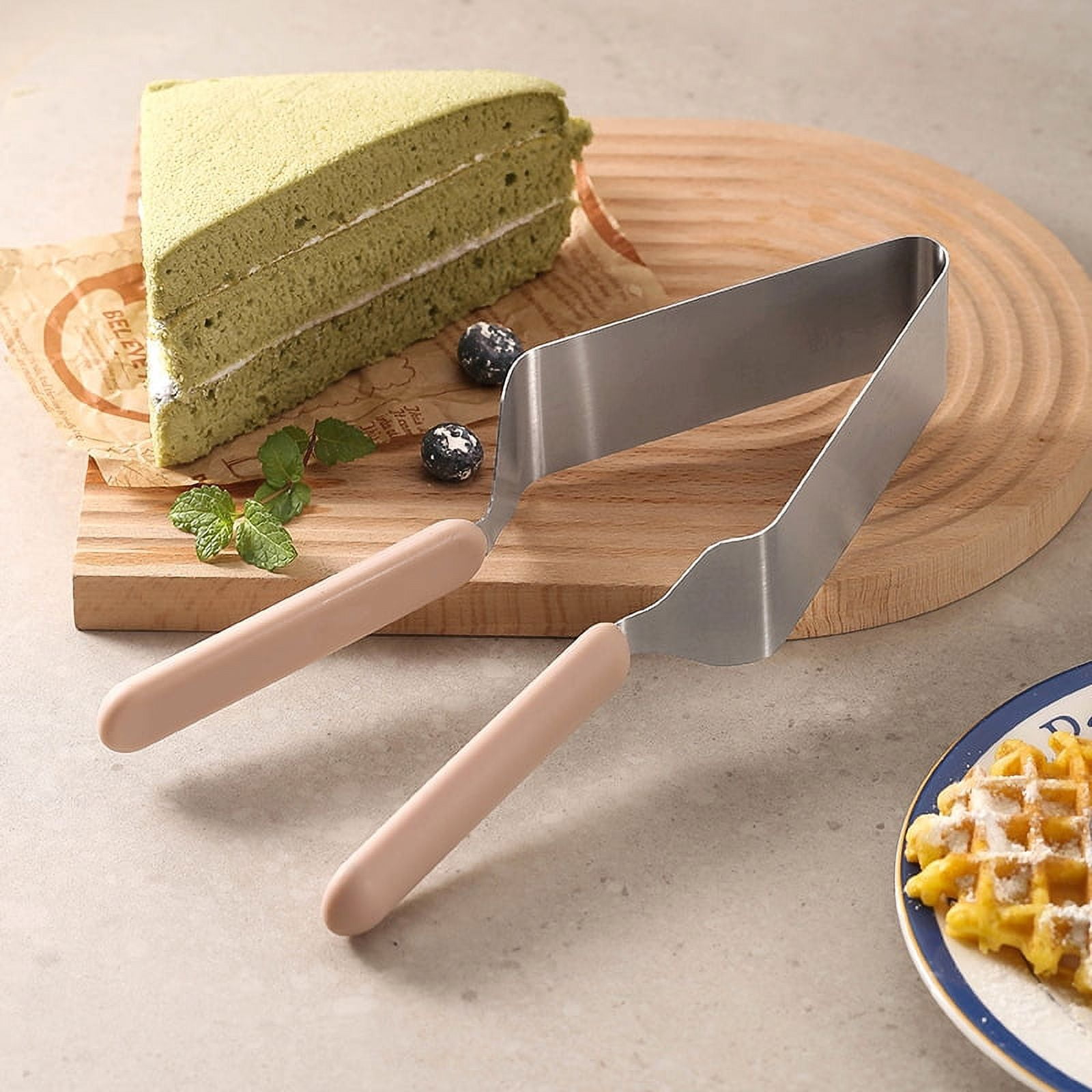 1PC Cake Knife Stainless Steel Cake Slicer Pastry Dessert Slicer Cake ...