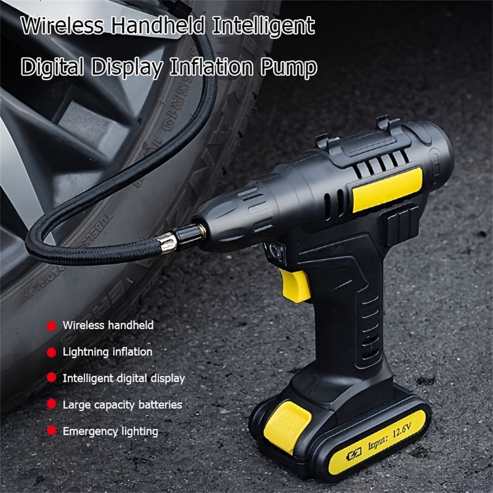 1PC Car Mounted Inflation Pump, Wireless Lithium Electric Tire ...