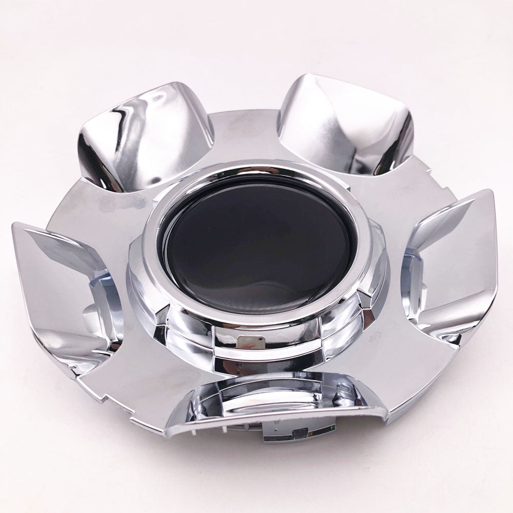 1PC Custom Chrome Black Wheel Center Cap for SILVERADO TAHOE SUBURBAN ...