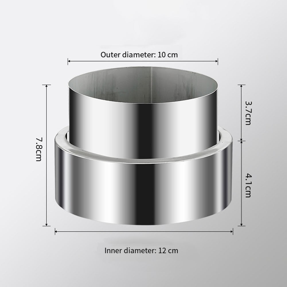 1PC Chimney Pipe Reducer Stainless Steel Flue Pipe Reducer Tubing ...