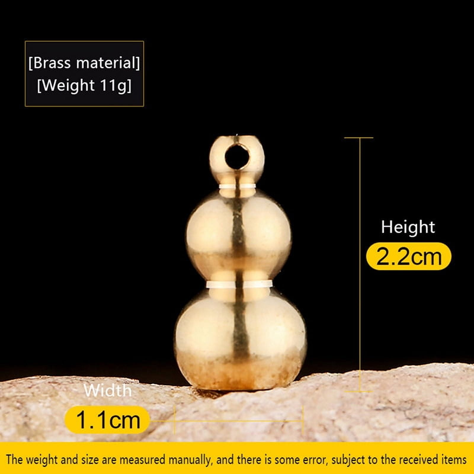 1PC Chinese Good Luck Brass Gourd Figurine Crafts Bagua Diagram Pattern ...