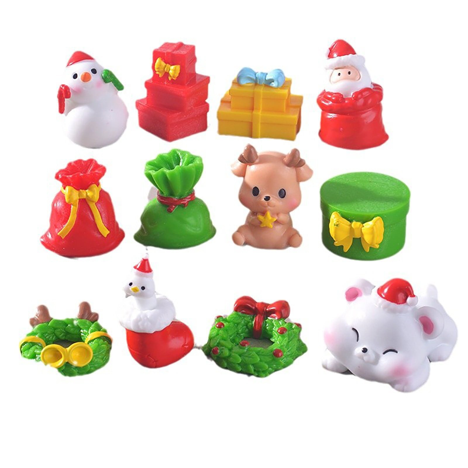 1PC Christmas Figurine Desktop Dress Up Desktop Decor For Study Room ...