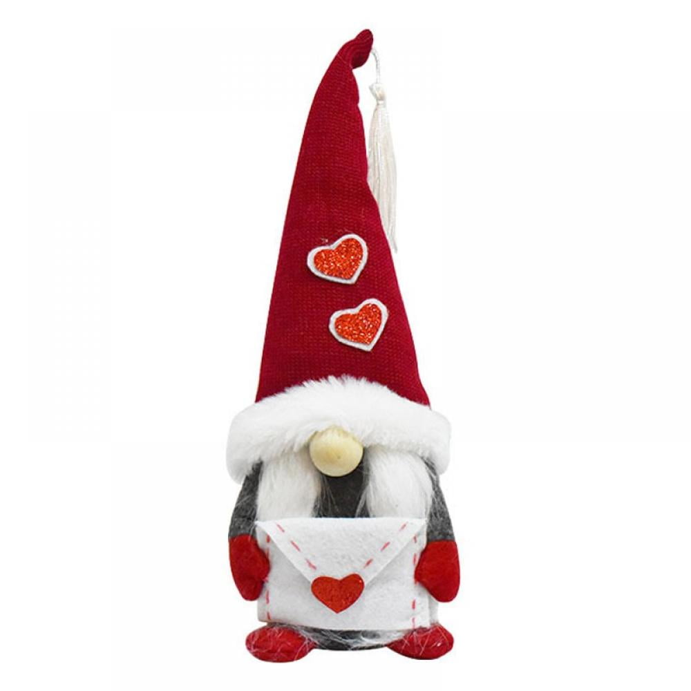 1PC Christmas Gnomes Plush Decorations Couples Scandinavian Tomte Doll ...