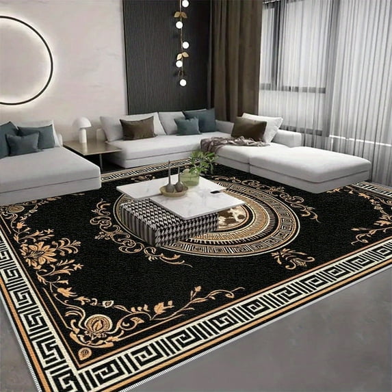 1PC Classical Style Area Carpet Partial Carpet, Lightweight Washable ...