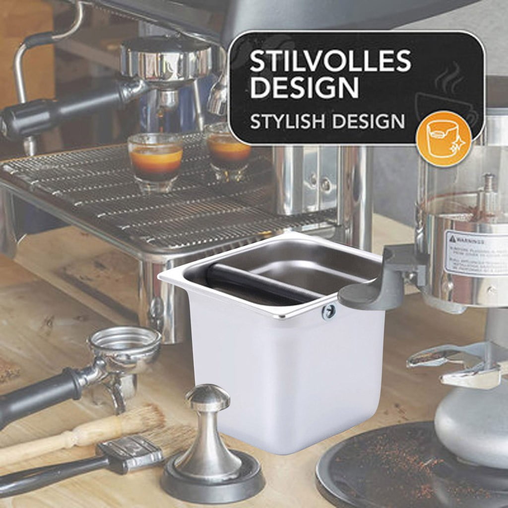 1PC Coffee Ui Powder Residue Bucket Coffee Gounds Box Stainless Steel ...