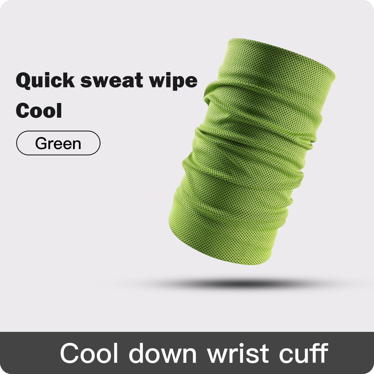 1PC Coldness Sweat Towel Cuff Wristband Sport Bracer Wrist Support Band ...