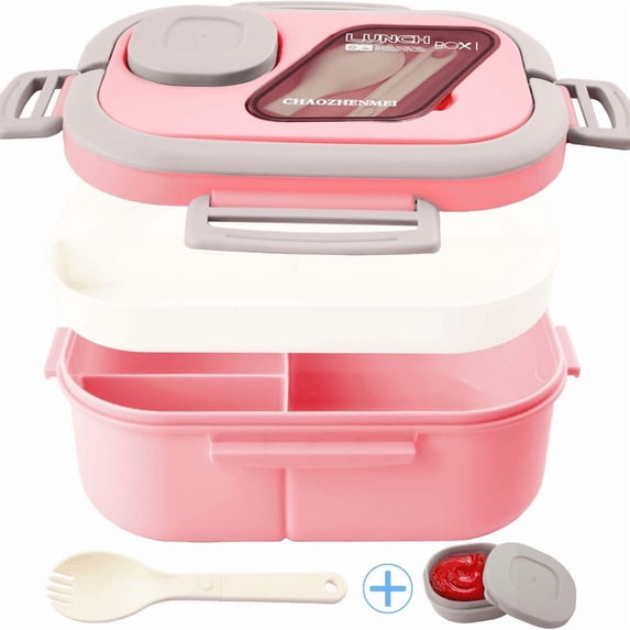 Insulated Double-Layer Oval Sealed Fresh-Keeping Adult Bento Box ...