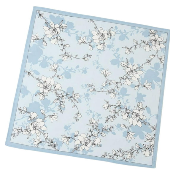 1PC Cotton Handkerchief Women Hankies Printing Florals Flower Absorbent ...