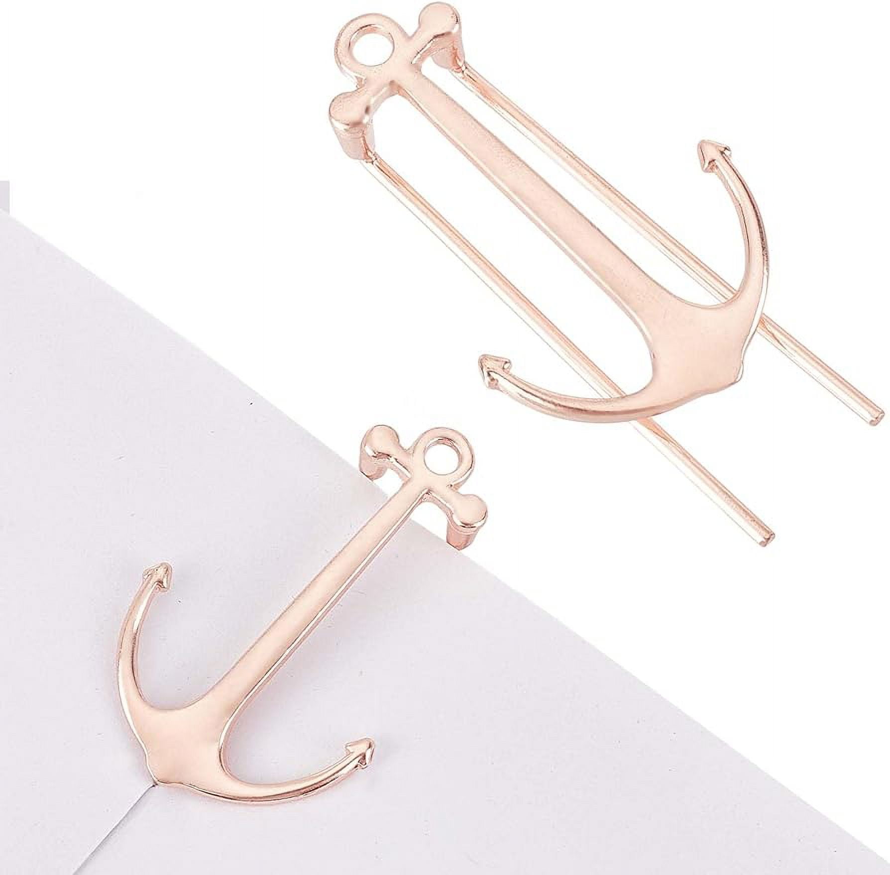 1PC Creative Anchor Bookmark Metal Page Holder Keeper Alloy Book Clips ...
