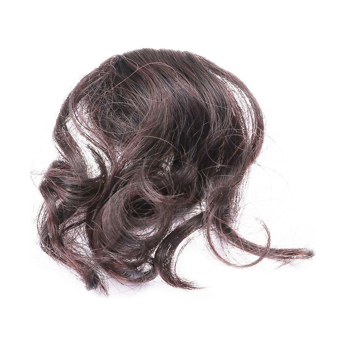 1PC Curly Fake Fringe Bang Clip-in Hair Extension Hairpiece for Girls ...
