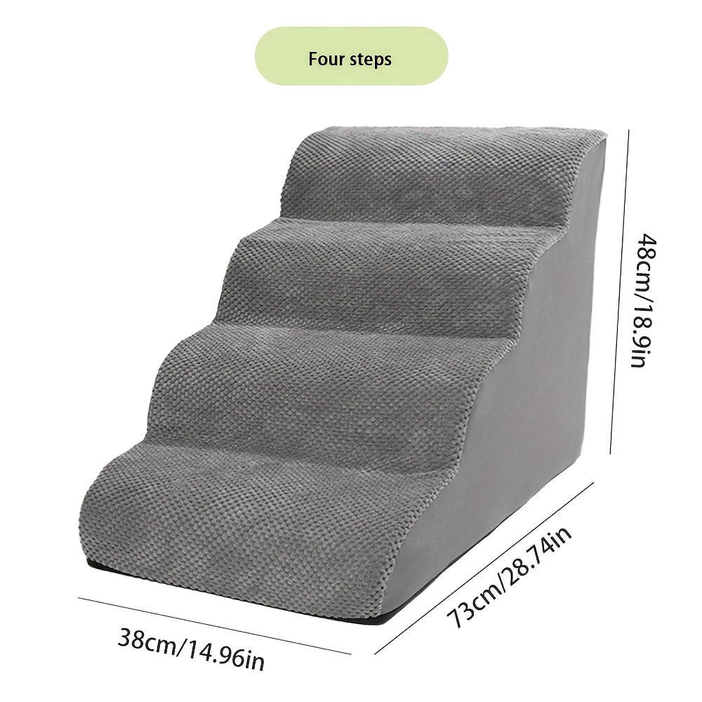 1PC Curved Dog Staircase Pet Ramp, Climbing Ladder for Dogs Cats ...