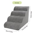 1PC Curved Dog Staircase Pet Ramp, Climbing Ladder for Dogs Cats ...
